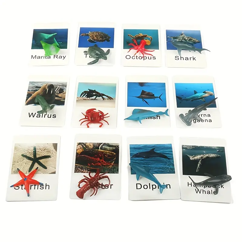 Montessori and More Classification Sets “Animal Figures with Cards ...